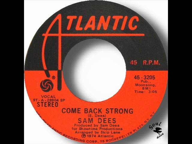 Sam Dees – Come Back Strong (Studio Acapella & Instrumental) - Studio ...