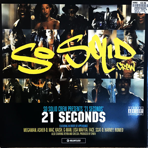 So Solid Crew - 21 Seconds (12 Version) (Studio Acapella & Instrumental ...